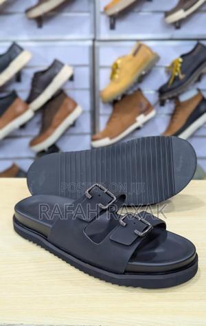 Original Black Hermes Double Buckle Strap Sandals in Central Division ...
