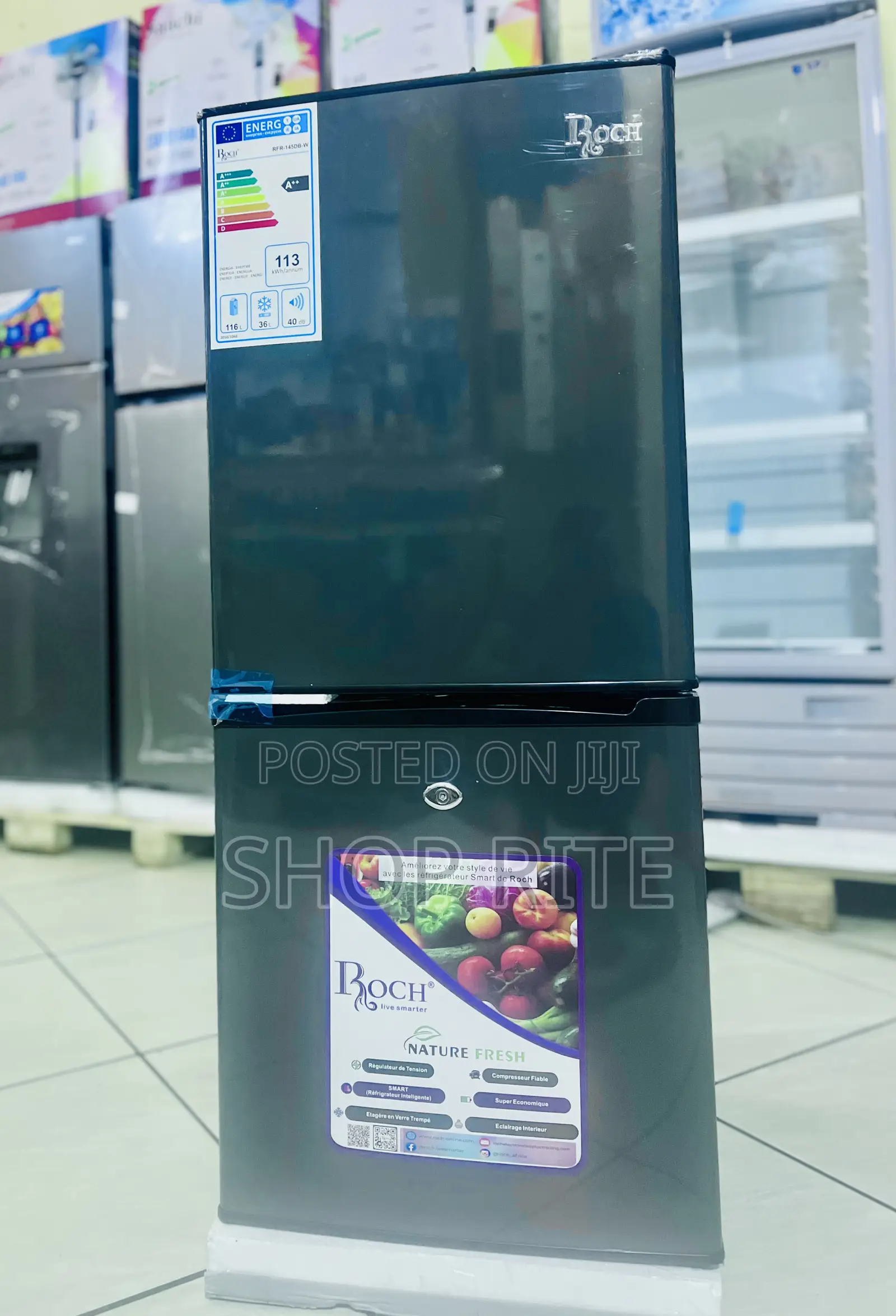 Roch Refrigerator 145 Liters Double Door Bottom Freezer in Central ...