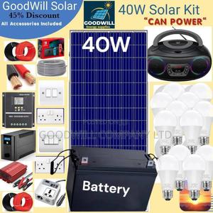40w Solar Kit (40w Commercial Solar Energy System Full Kit) in Central ...