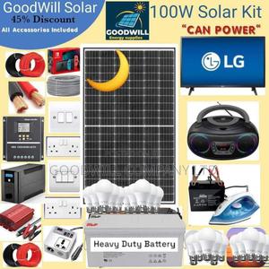 100w Solar Kit (100w Commercial Solar Energy System Full Kit in Central ...