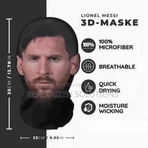 Realistic Lionel Messi 3d Printed Breathable Full Face Mask in Central ...