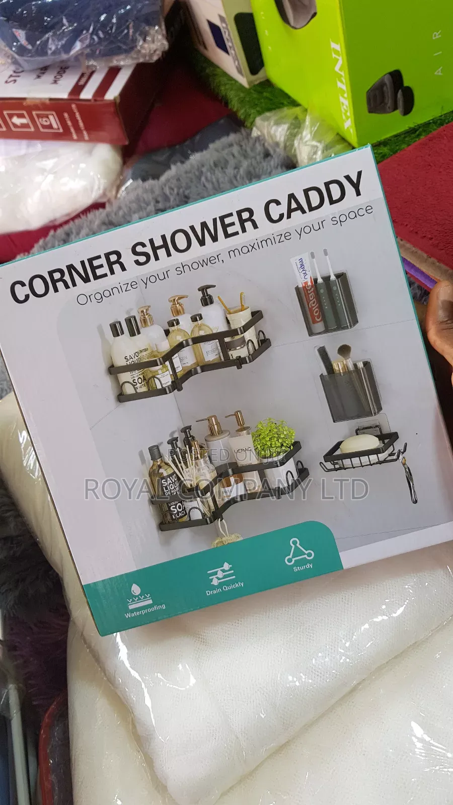 5pcs Corner Bathroom Rack/Corner Shawer Caddy in Central Division ...