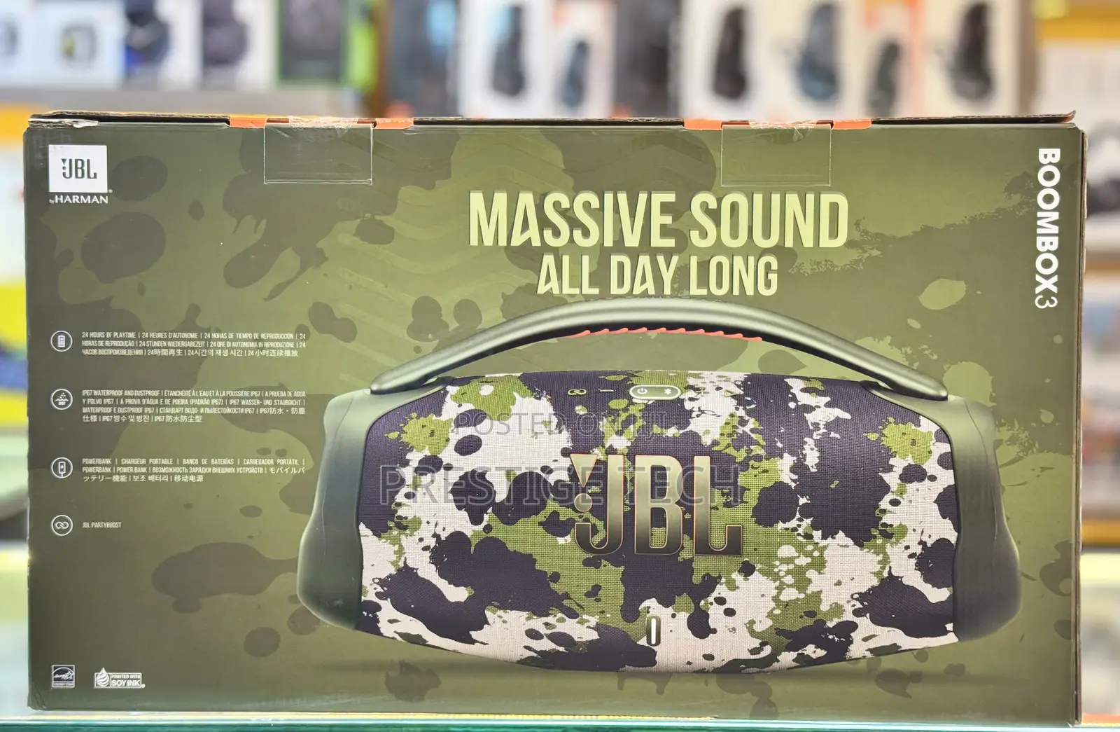 Jbl Boom Box 3 Portable Bluetooth Speaker (Boombox 3) in Central ...