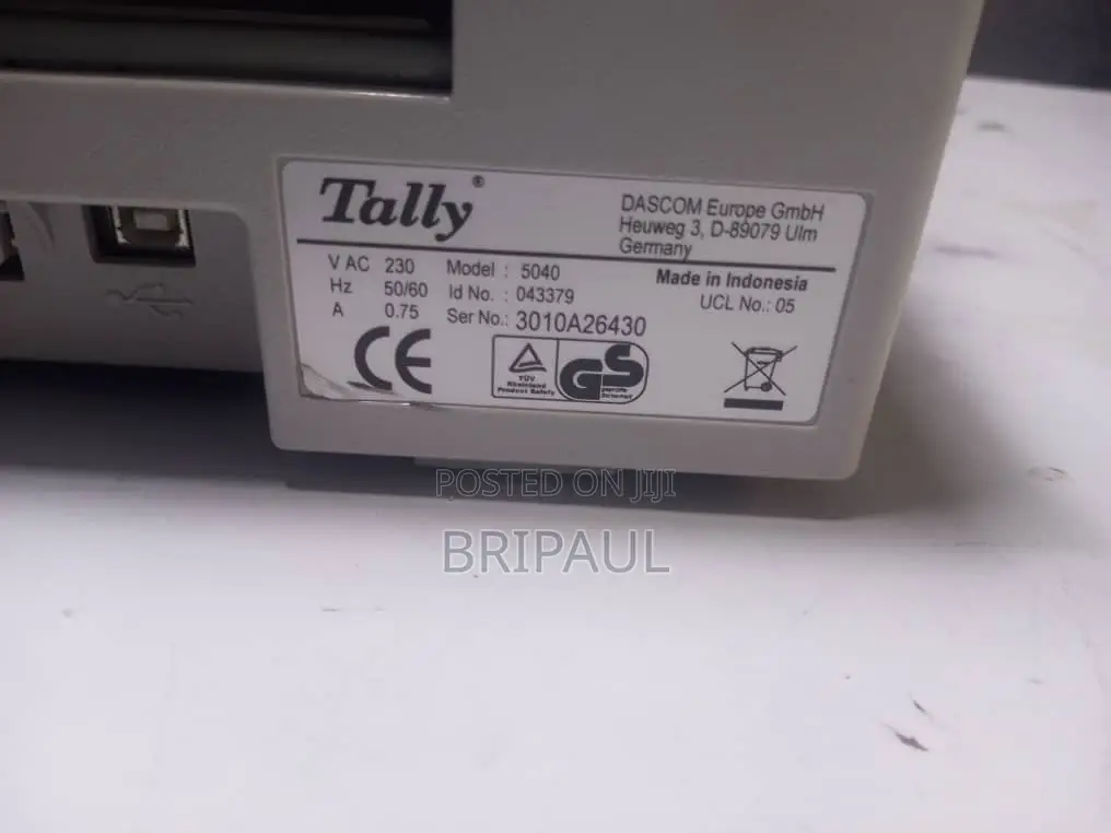 Tally Printer T5040 for sale - BRIPAUL Price: USh 3,000,000 on Jiji.ug ...