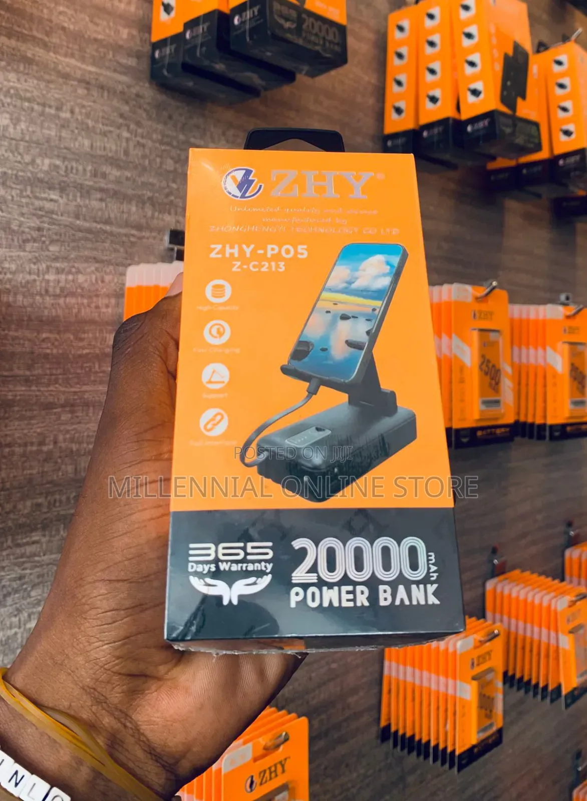 2in1 Zhy 20000mah Power Bank and Phone Holder in Central Division ...