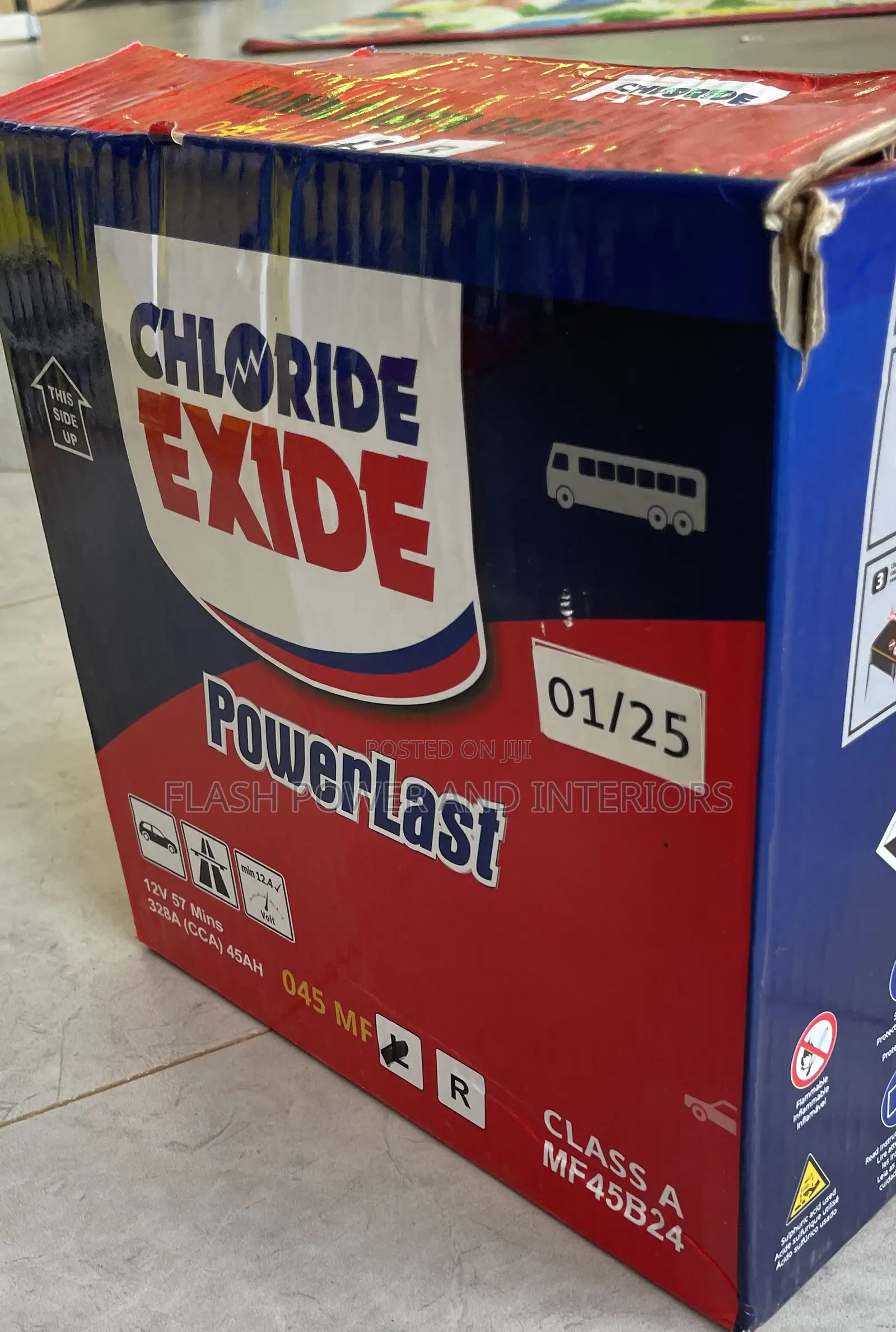 45ah Chloride Exide Power Last Battery in Central Division - Electrical ...