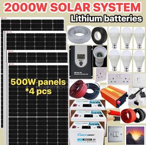 2000w Solar Powered System Kit / Lithium Battery Storage in Central ...