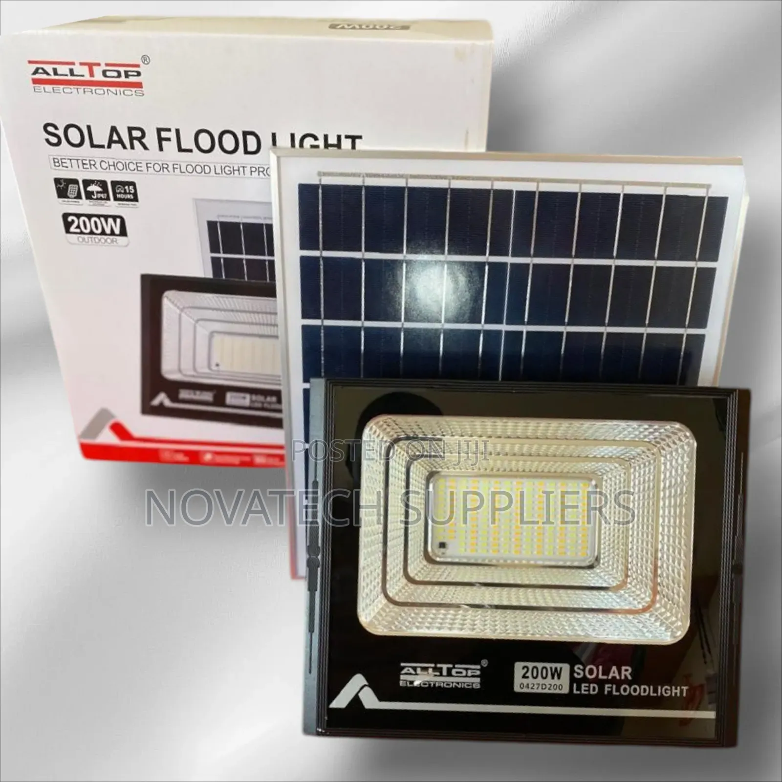 200w All Top Solar Flood Lights/ Inbuilt Lithium Battery ZHK in Central ...