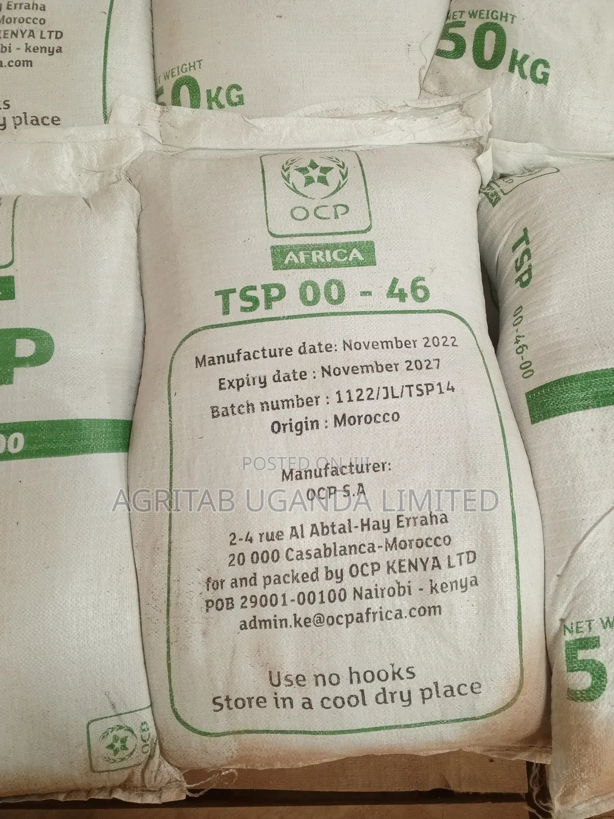 TSP Fertilizer -50kg in Central Division - Farm Animal Feed ...