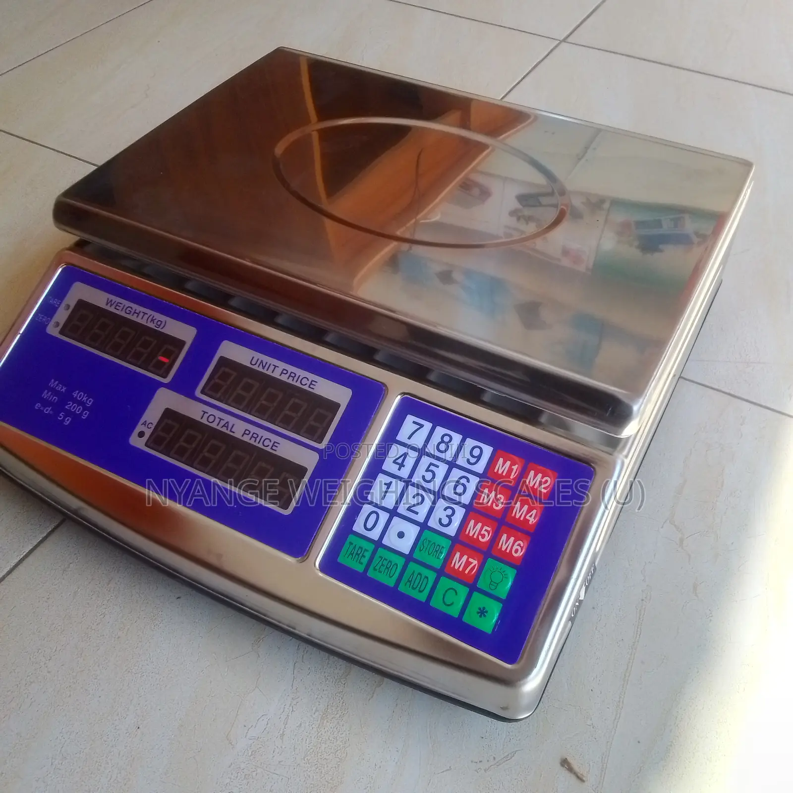Best Quality of Weighing Scales 40kg/2g Weigh Weighing Scale in Central ...