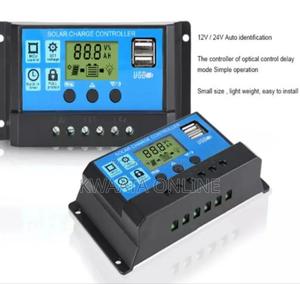 10a Solar Charge Controller 12v/24v Auto Adjustable PWM LCD in Central ...