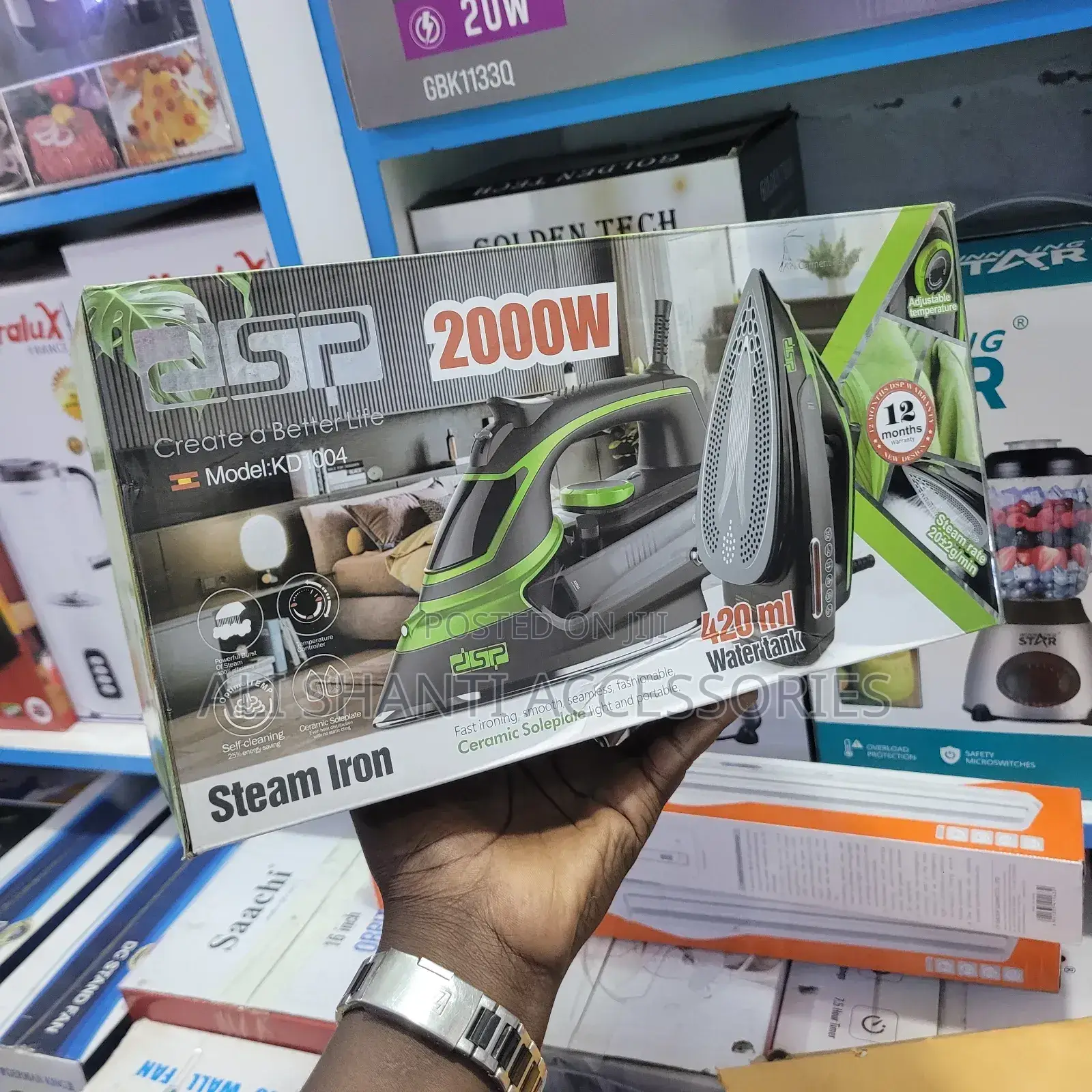 DSP Steam Iron 2000w Ceramic in Central Division - Home Appliances, Ali ...