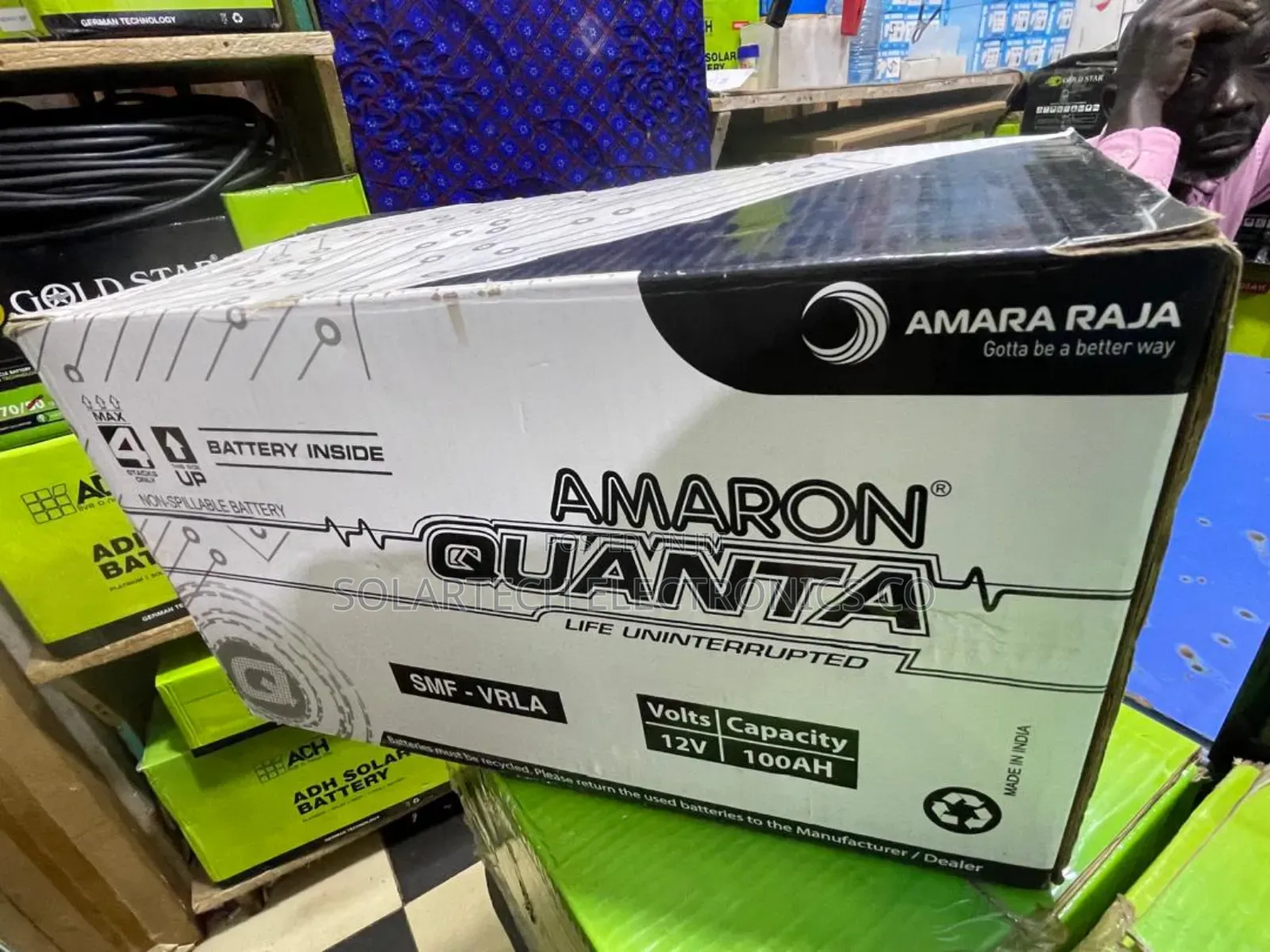 100ah Durable Amaron Quanta Vrla SMF Solar Battery Winn in Central ...