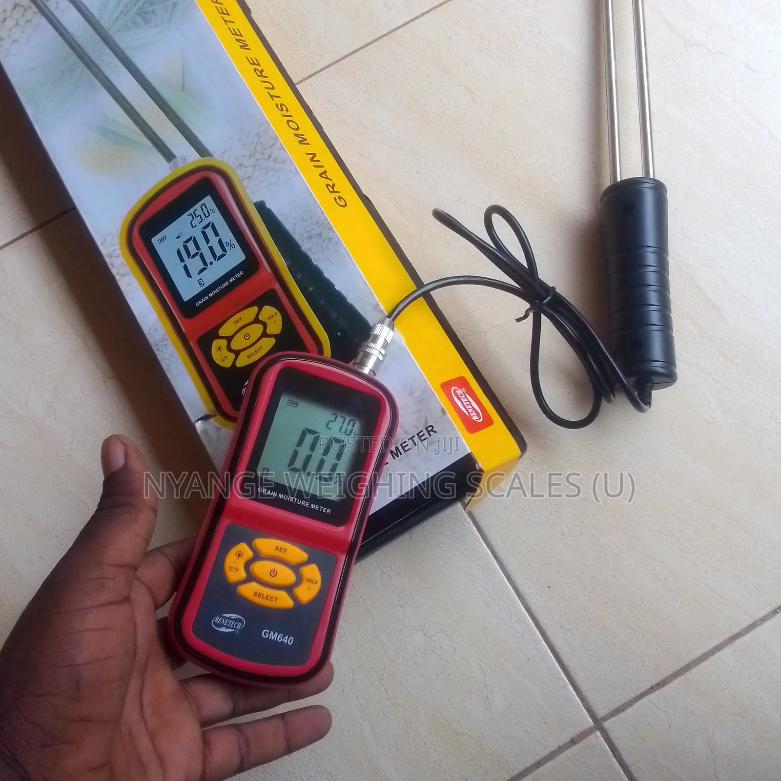 Humidity Digital Moisture Meter Paddy Rice Wheat Moisture Meters in Central Division - Farm ...