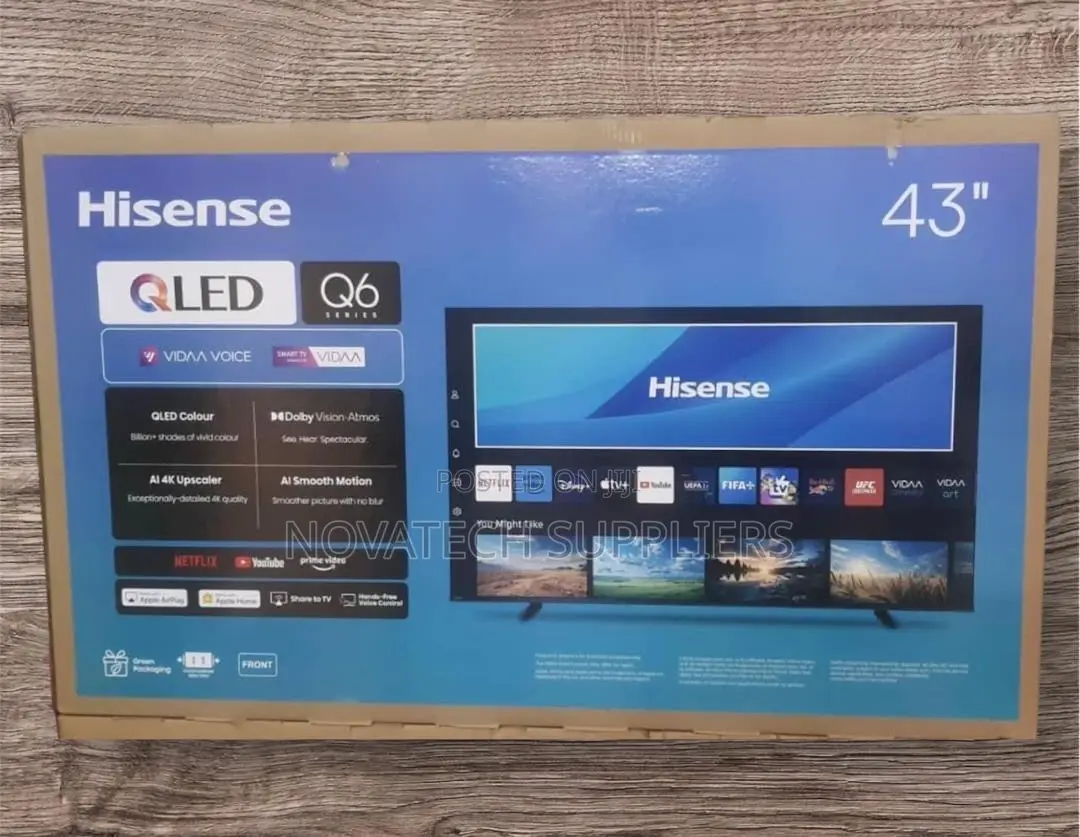 Qled Hisense 43 Inch Smart Tv for sale - NOVATECH SUPPLIERS Price: USh ...