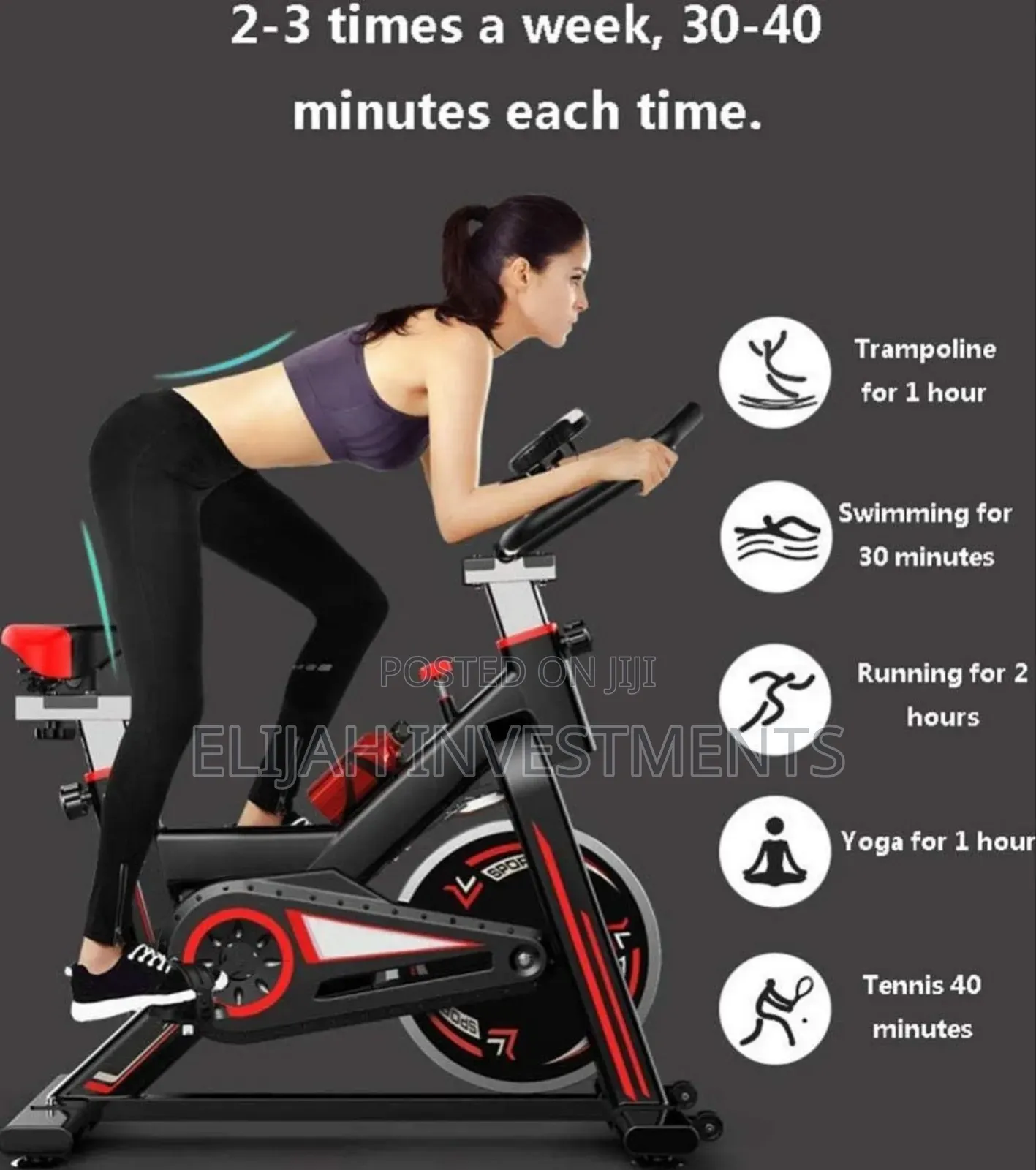 Indoor Cycling Exercise Bike. for sale - ELIJAH INVESTMENTS Price: USh ...