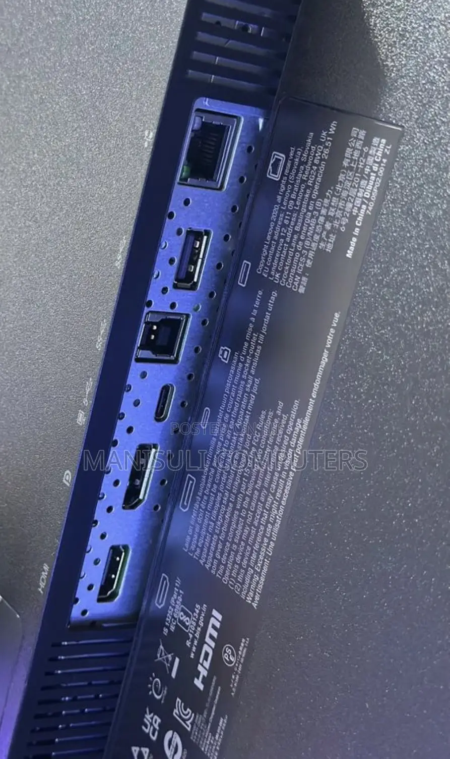 Gaming Monitor Lenovo 27.0 Inch Screen Ips Ultra Display in Central ...