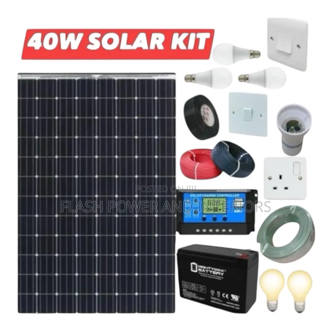 40w Solar Energy Kit Boom Power in Central Division - Electrical ...