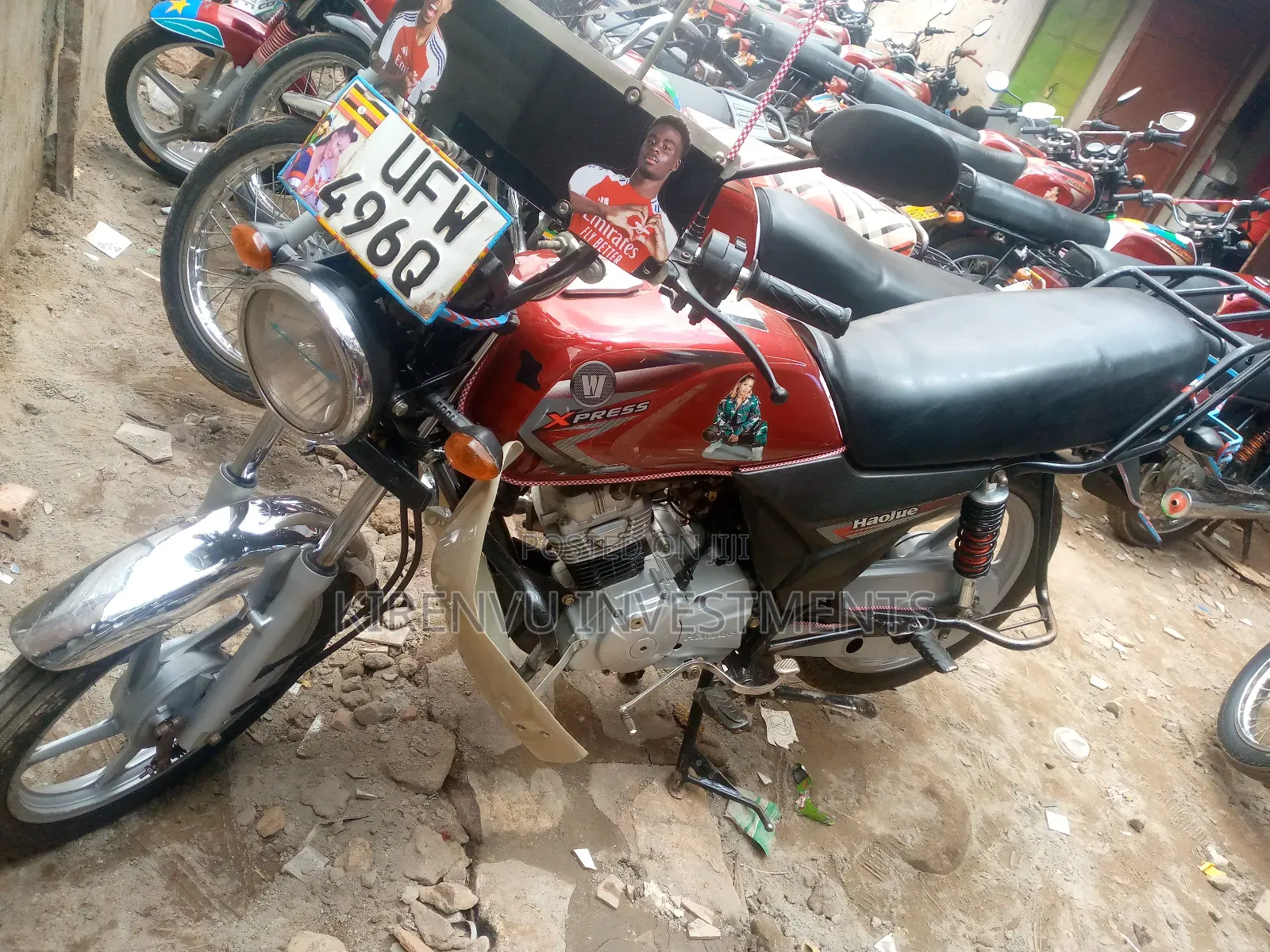 Haojue DK125 2022 Red in Central Division - Motorcycles & Scooters, Kilevu Investment | Jiji.ug