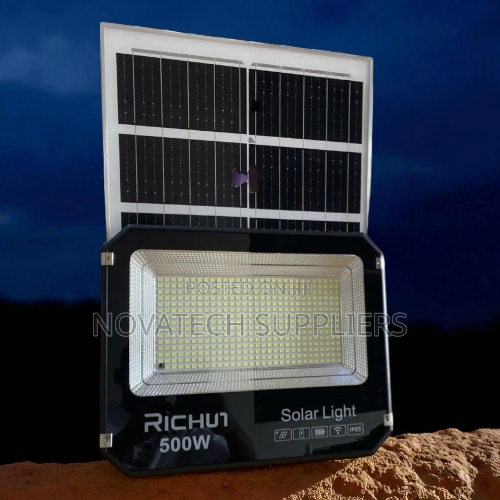 No Wires, All Light: Richur 500w Solar Led Flood Light in Central ...