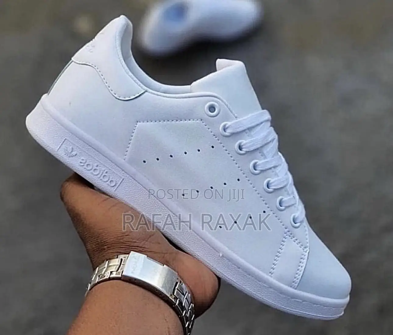 Original White Adidas Stan Smith Low Sneakers in Central Division ...