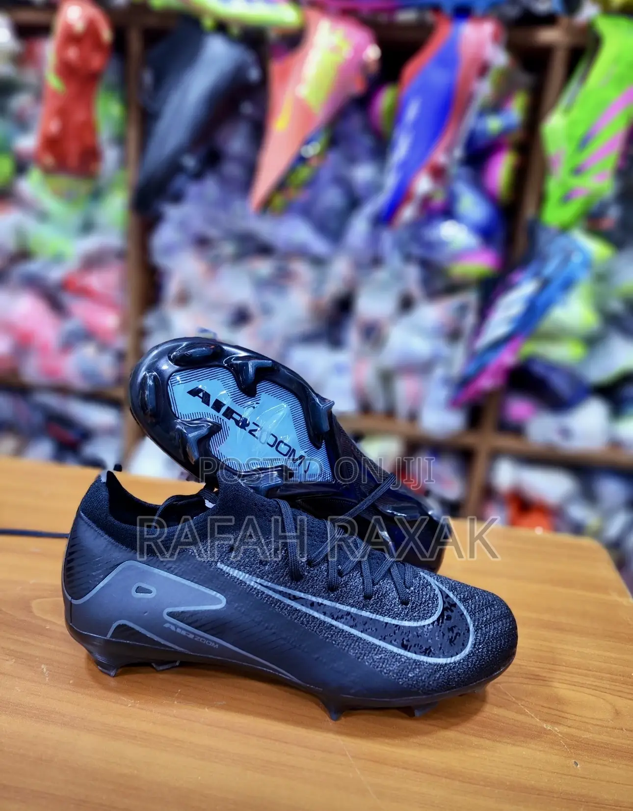 Original Black Kid’S Nike Air Zoom Fg Children’S Football Boots in ...