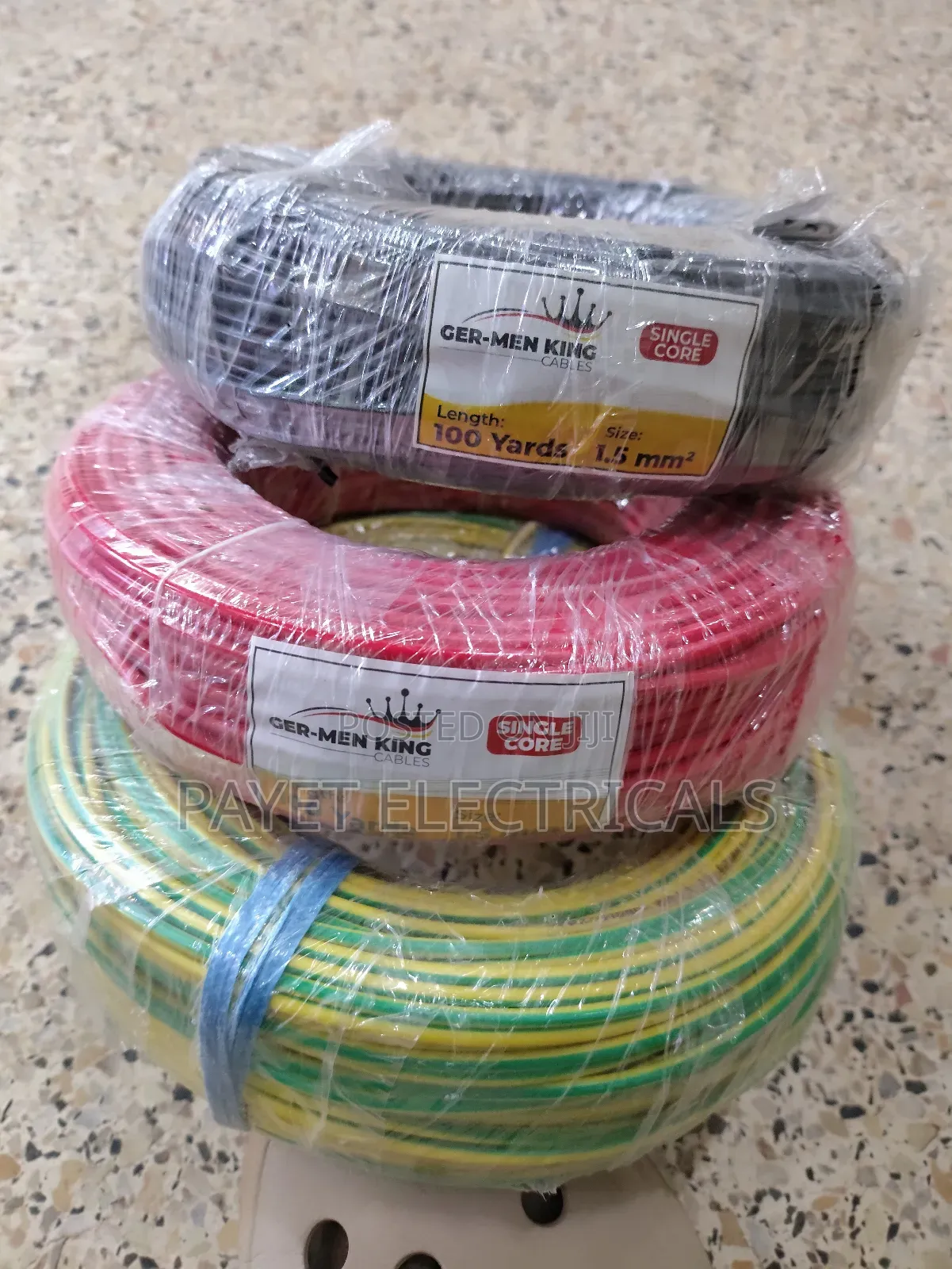 Ger-Men King 1.5mm Single Core Cable/Wire in Central Division - Electrical Equipment, Payet ...