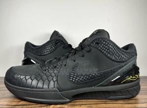 Original Triple Black Nike Zoom Kobe 4 Protro “Mamba” Basketball Shoes ...