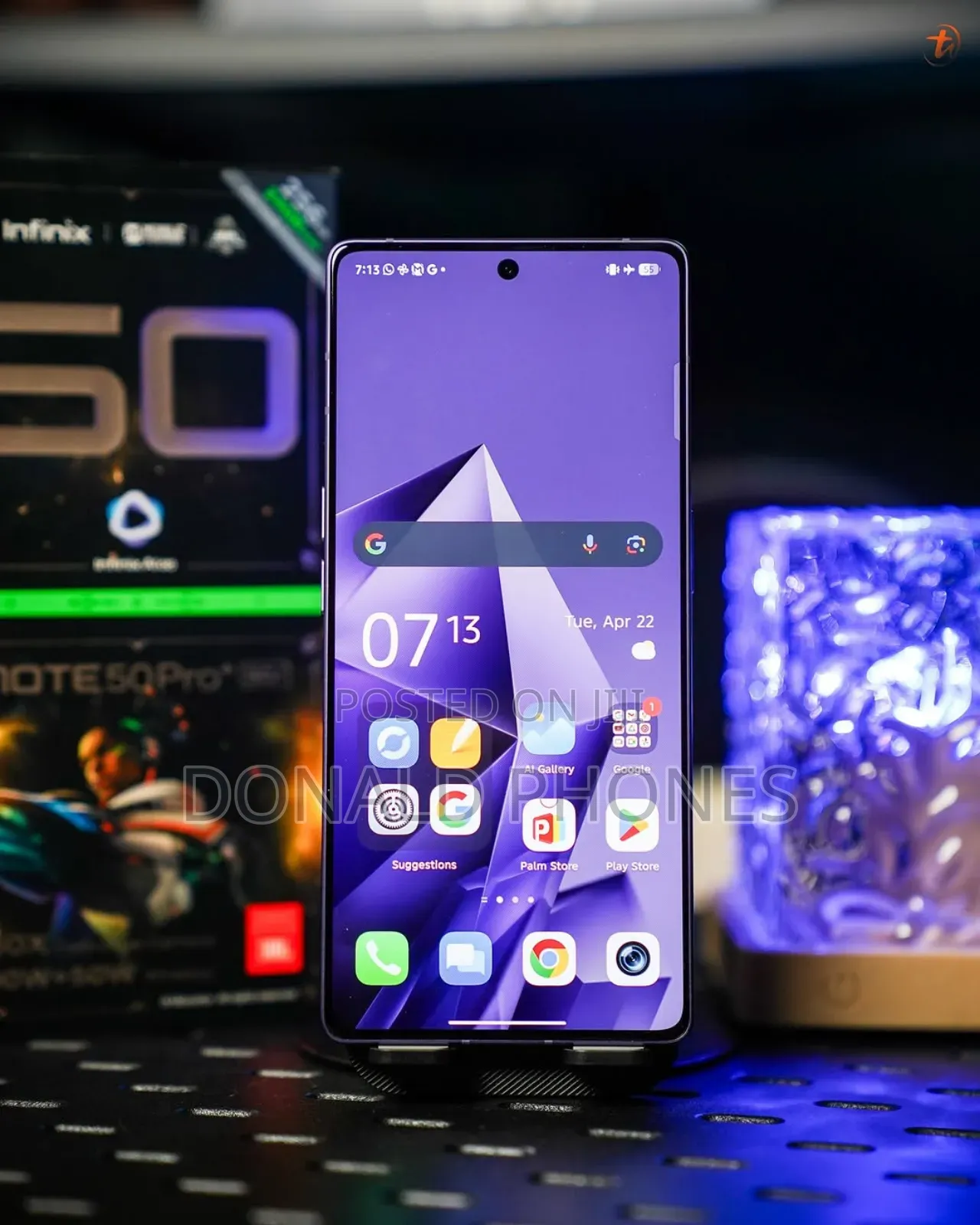 New Infinix Note 50 Pro 4G 256 GB Purple in Central Division - Mobile ...