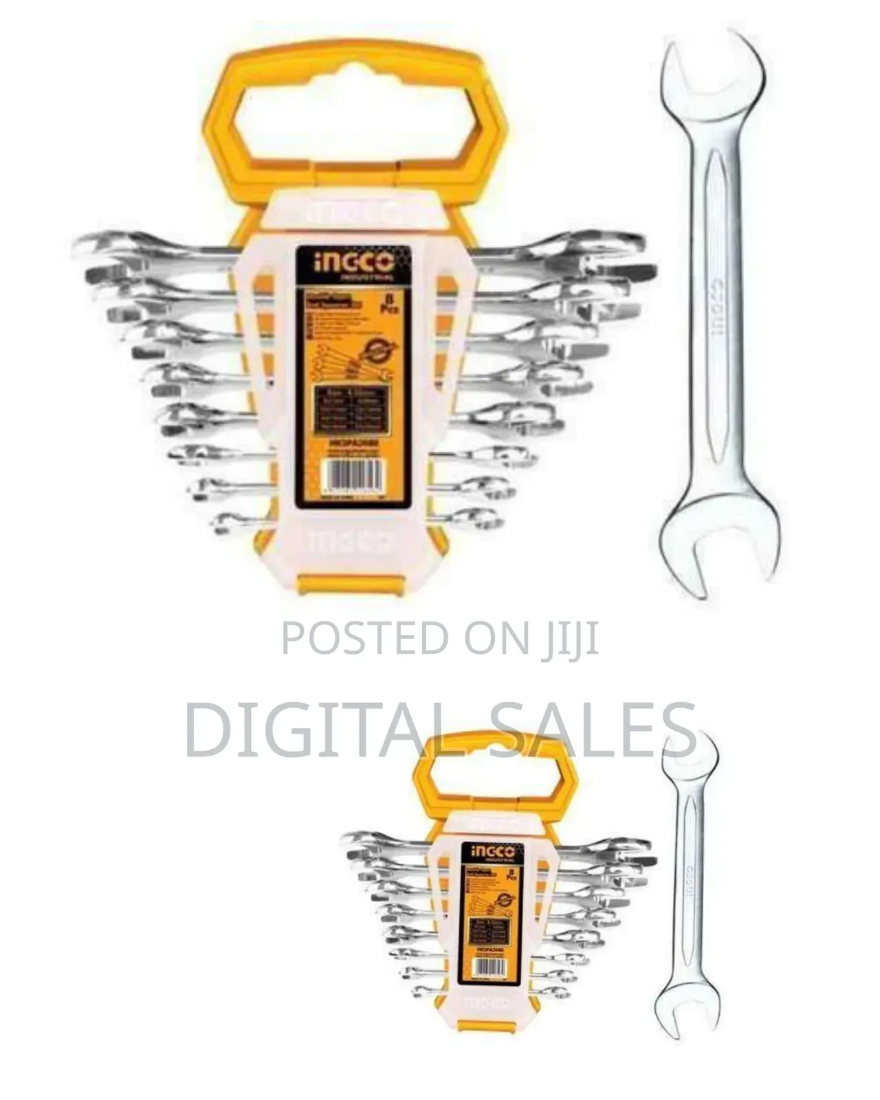 Ingco Double Open End Spanner Set - Silver in Central Division - Hand ...