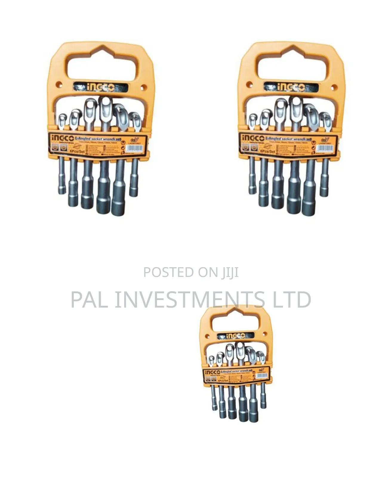 Ingco 6pcs/Set L-Angled Socket Wrench Set - Silver in Central Division - Hand Tools, Rodney ...