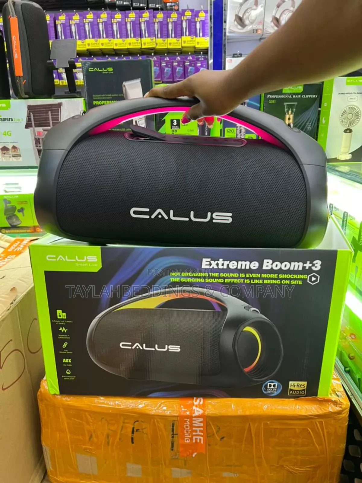 Extreme Boom+3 Wireless Bluetooth Speaker by Calus in Central Division ...
