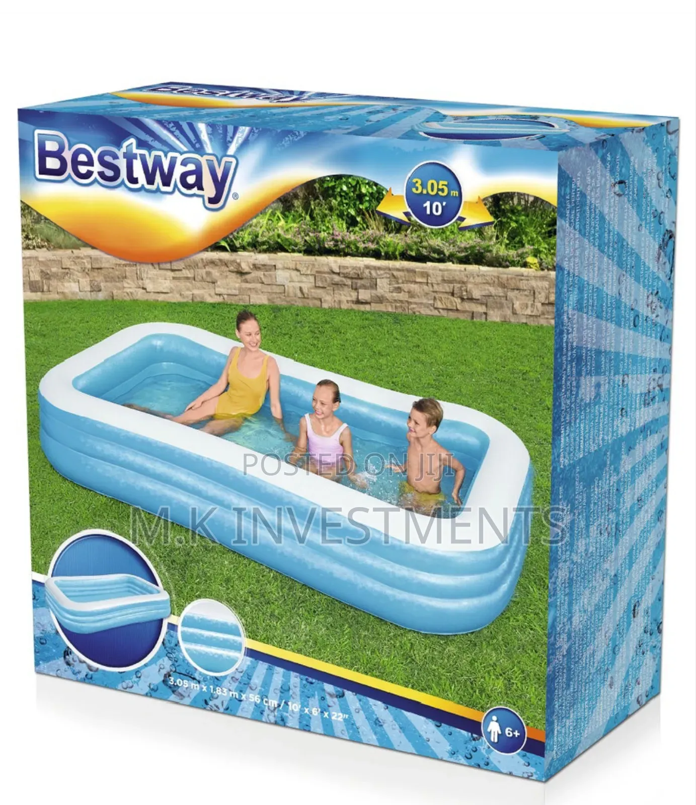 Bestway 3.05m Inflatable Swimming Pool in Central Division - Sports Equipment, Viane Nteza | Jiji.ug