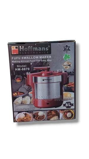 Hoffmans Fufu Swallow Maker 6l | 1000w Electric Food Processor | Easy ...