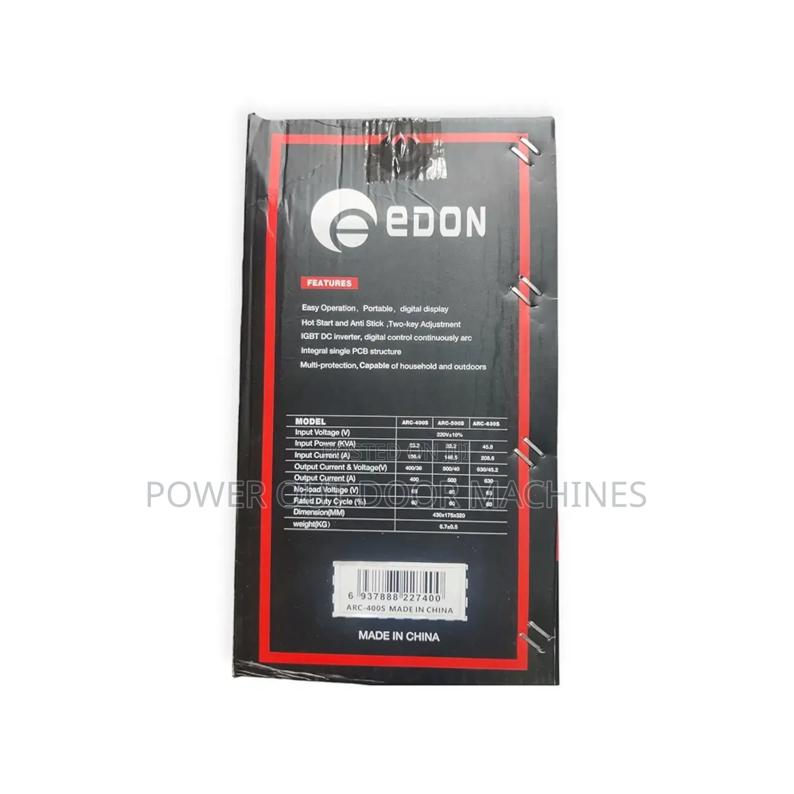 Arc 400 Edon Electric Inverter Welding Machine in Central Division ...