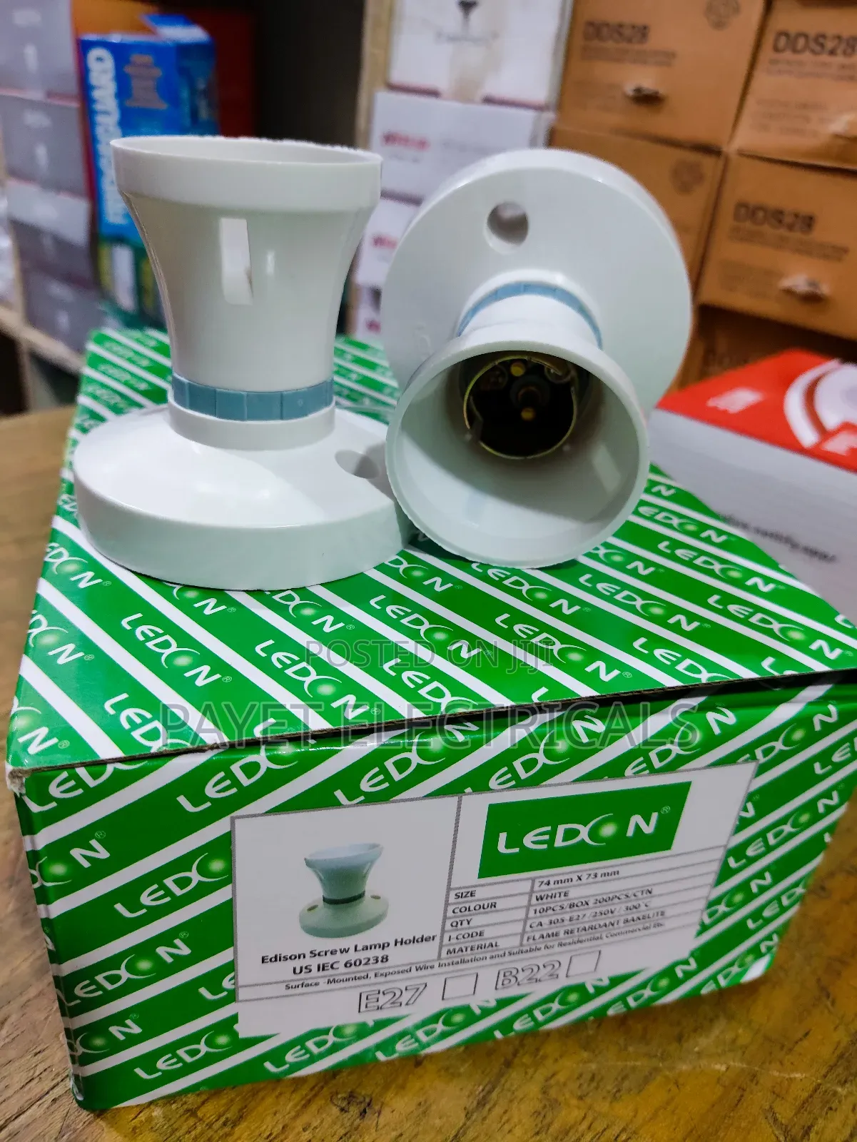 Ledon Pin Lamp Holder Box With10ps in Central Division - Lighting ...