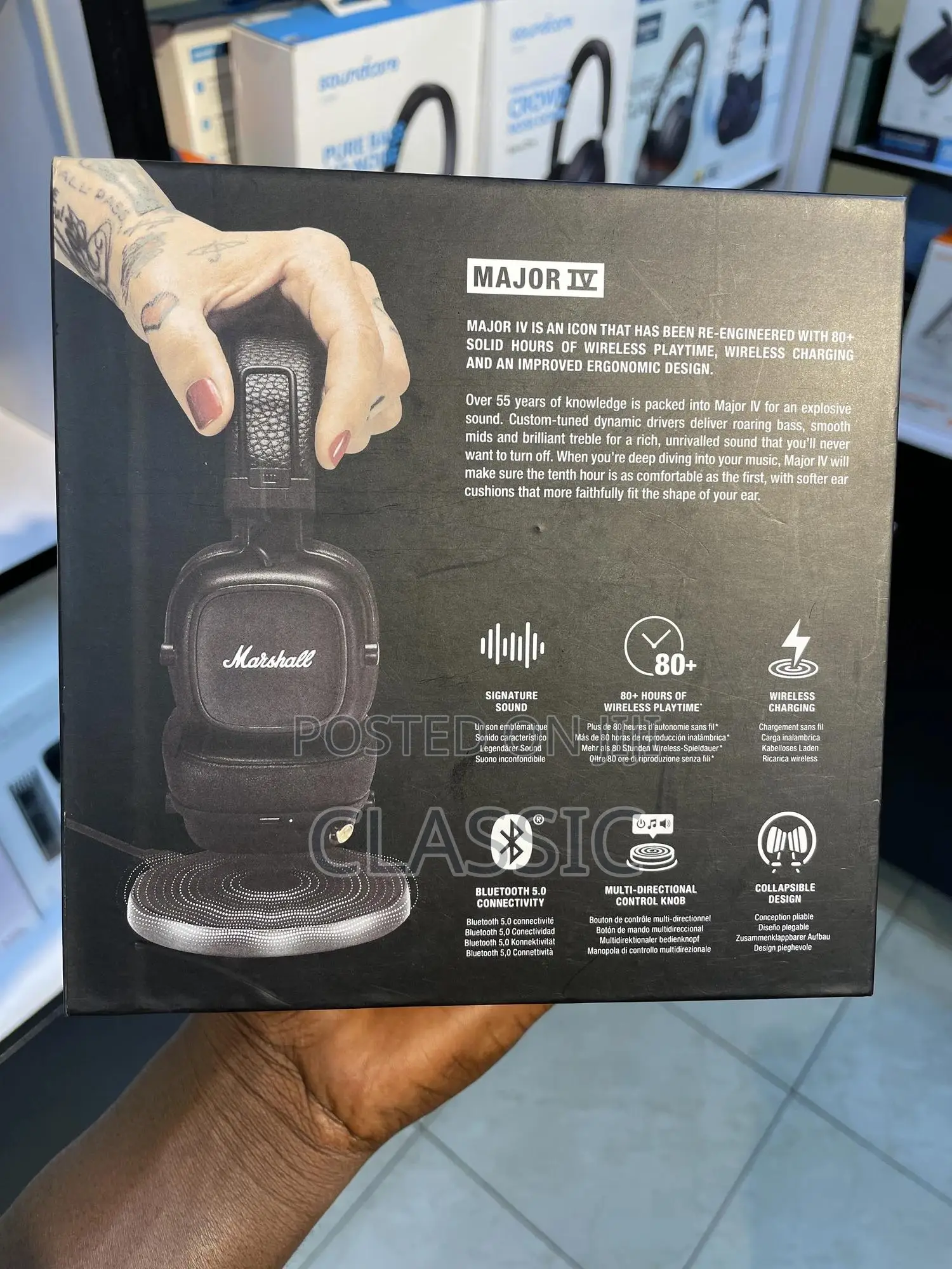 Marshall Major Iv in Central Division - Headphones, Classic Gadgets ...