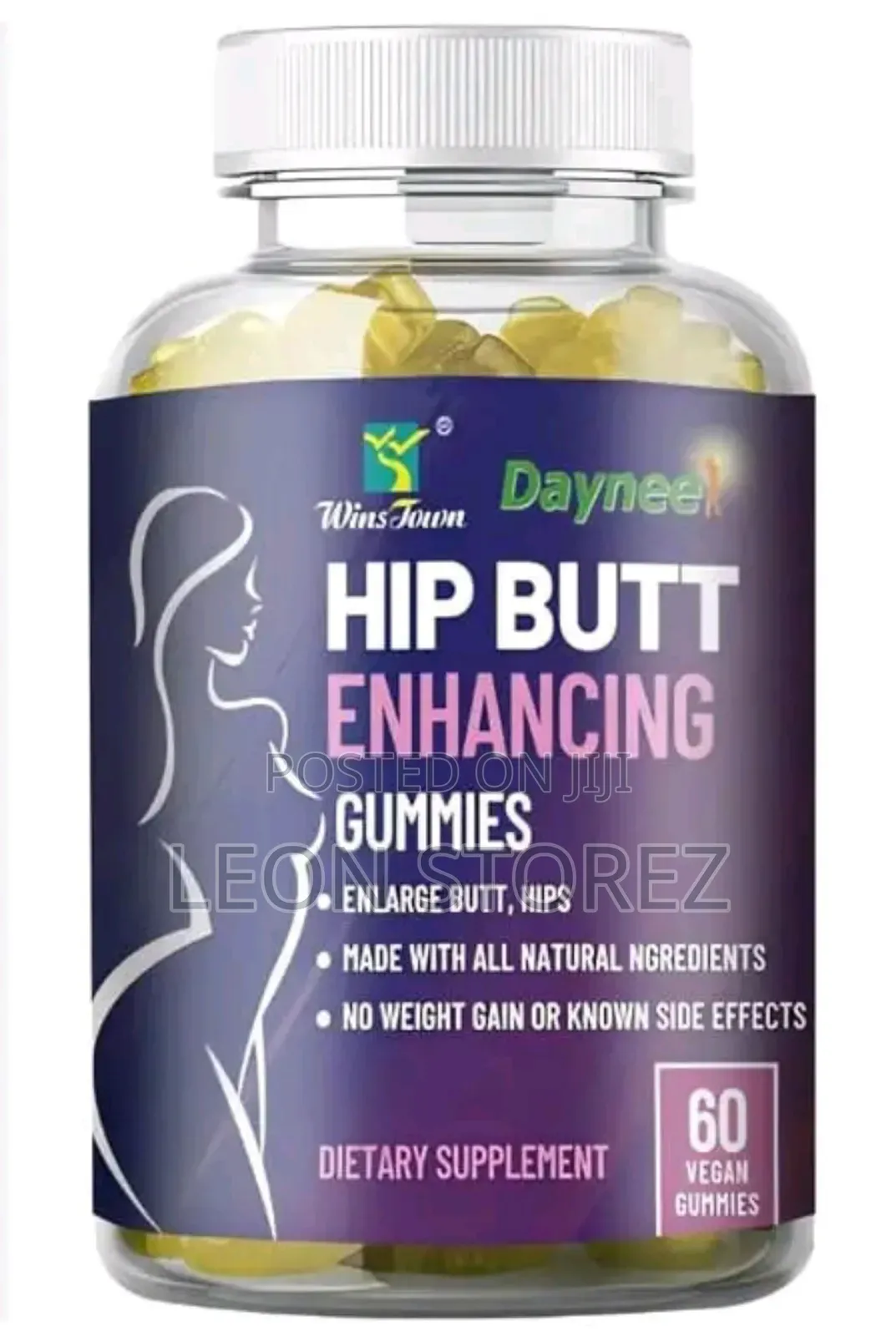 Hip Butt Enhancing Gummies – Big Butt Boost Firming 60 Capsules in ...