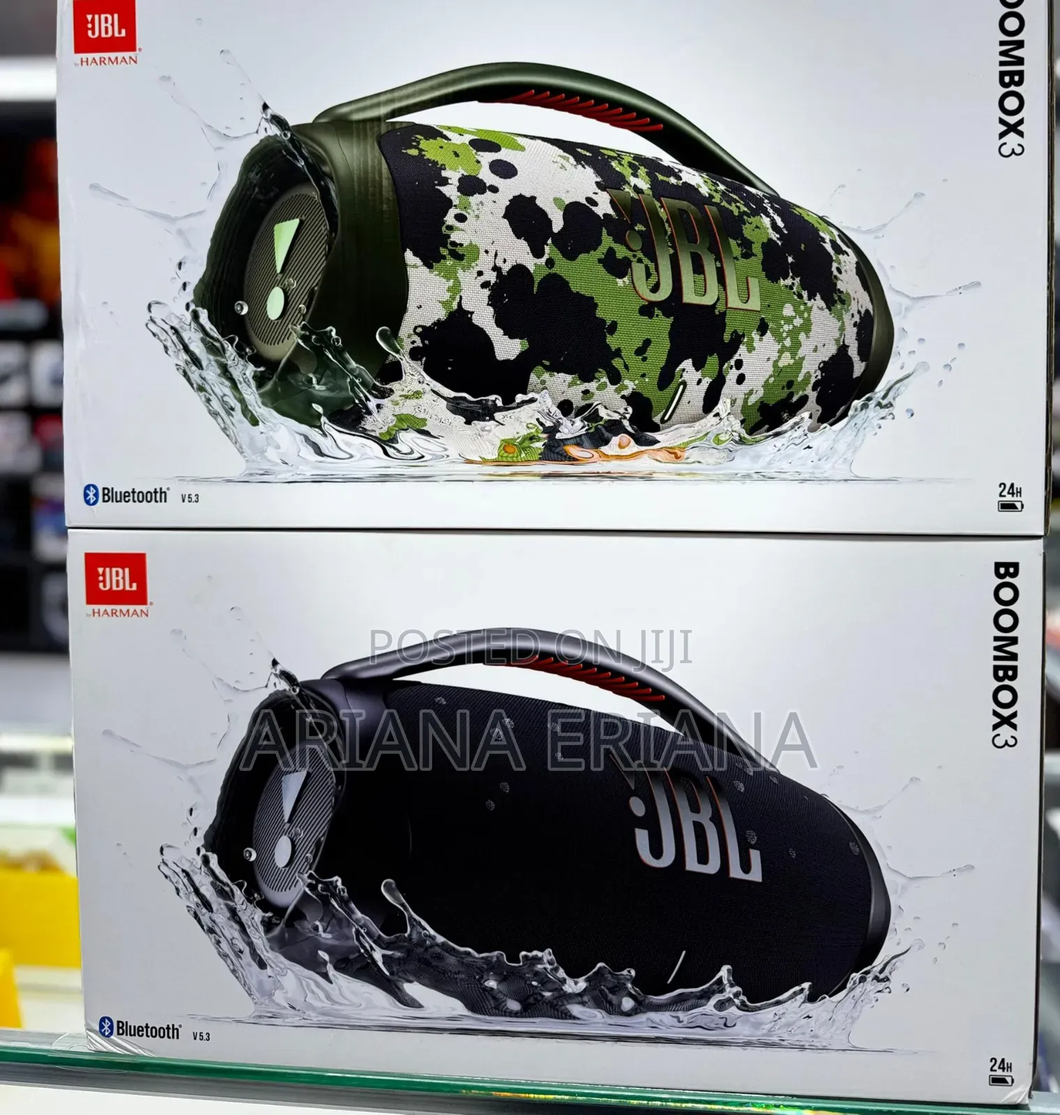 JBL Boombox 3 Portable Bluetooth Speaker in Central Division - Audio & Music Equipment, Ariana ...