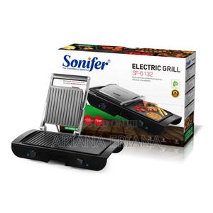 Sonifer 2-in-1 Electric Grill With Both a Baking Plate and a Fryingpan ...