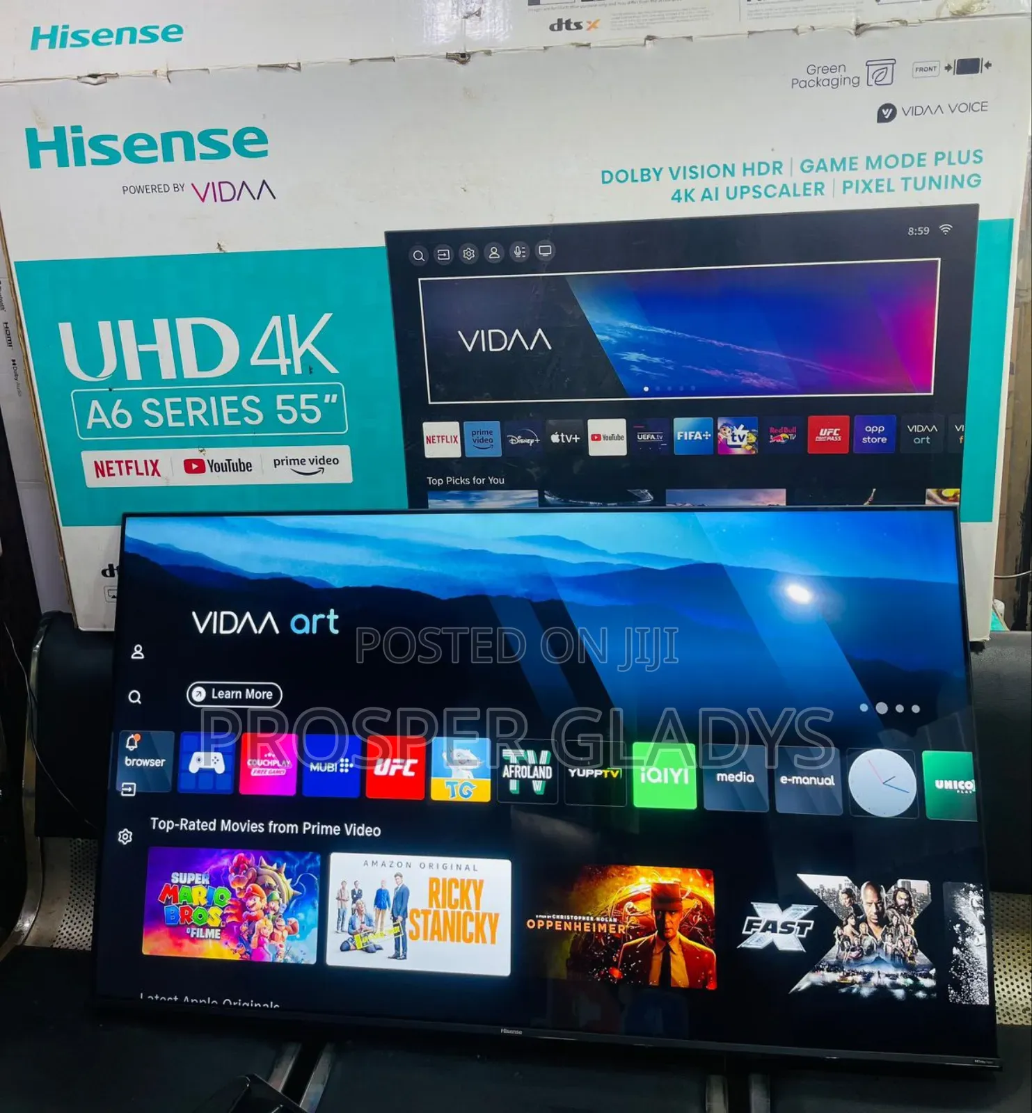 Hisense 50 Smart Uhd Digital Flat Screen Flameless in Central Division ...