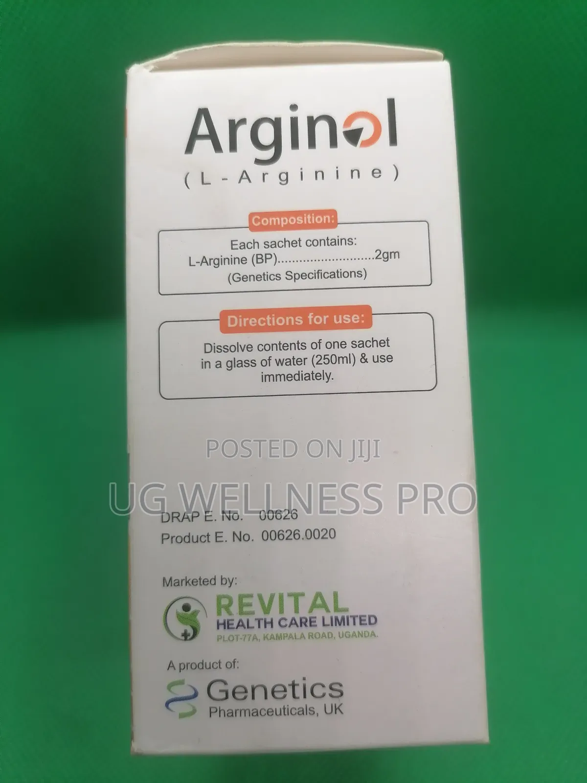 Arginol L Arginine Sachets 10s Lemon Flavour in Rubaga - Vitamins ...