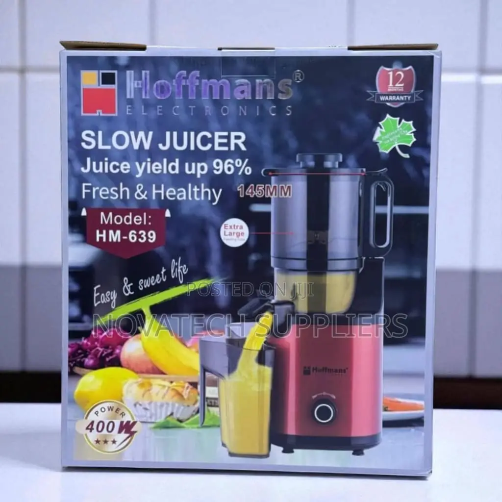 Hoffmans Hm-639 Cold Press Juicer for Home in Central Division - Kitchen Appliances, Novatech ...