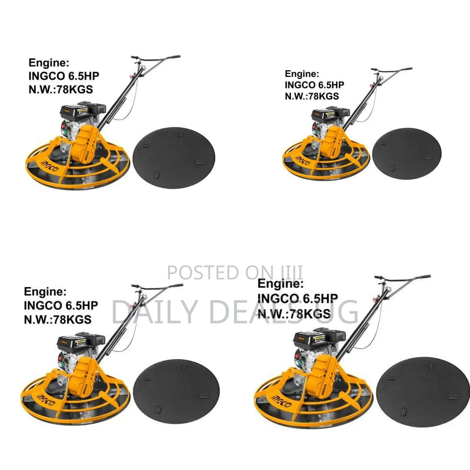 Ingco Gpt361-2-Gasoline Power Trowel -Orange in Central Division ...