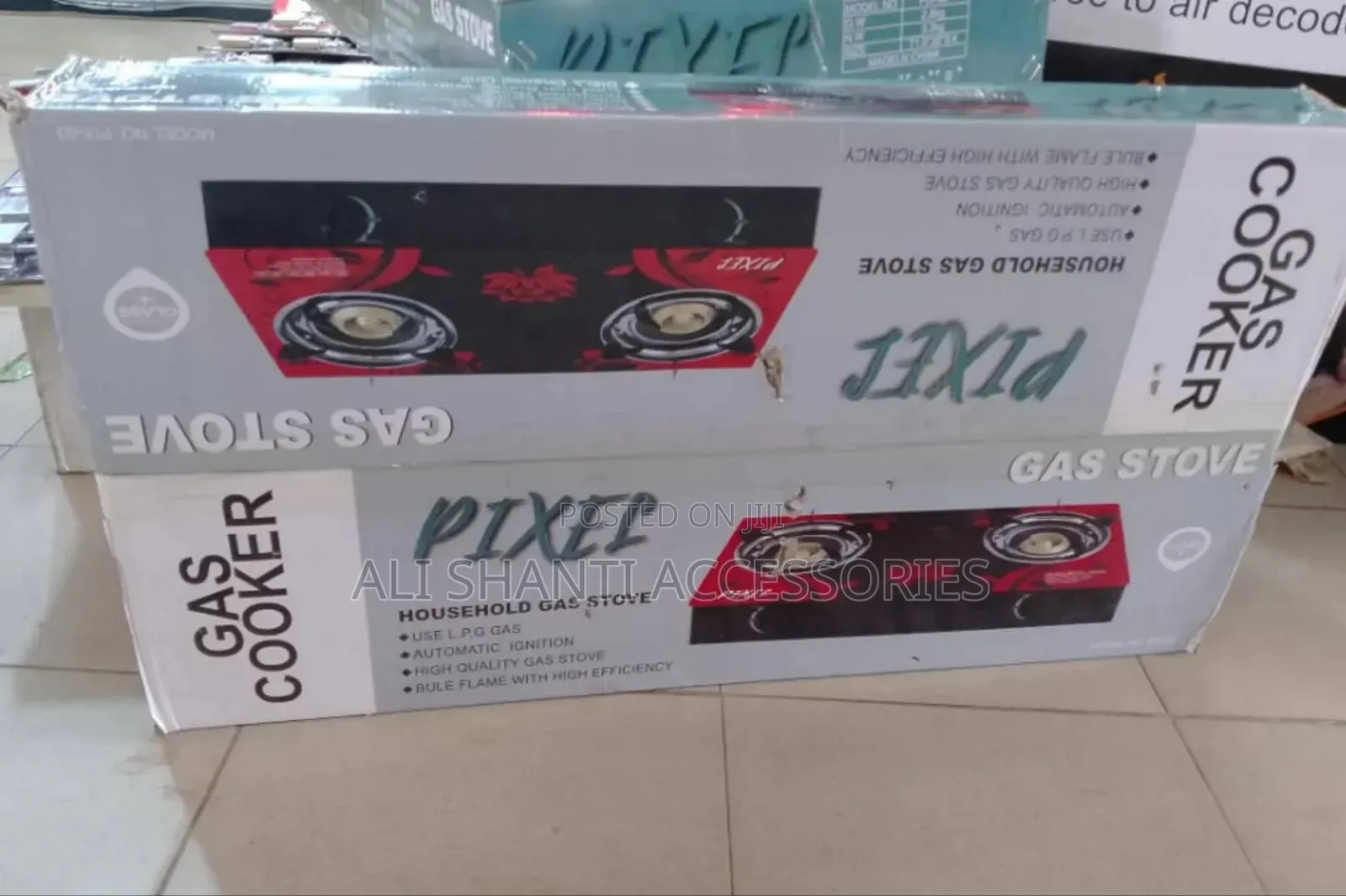 Pixel Gas Cooker Double Burner,Pixel Glass Gas Burner in Central ...