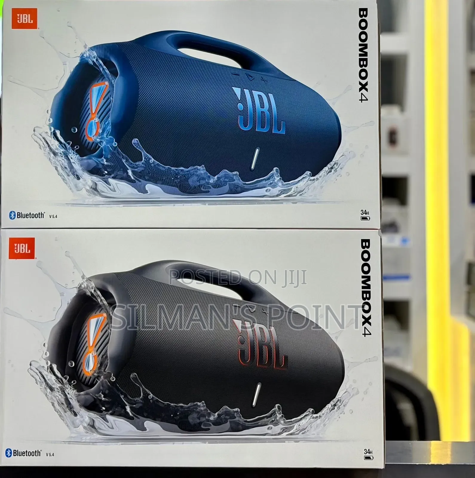 Fresh Release JBL Boombox 4 Blue in Central Division - Audio & Music Equipment, Silman's ...