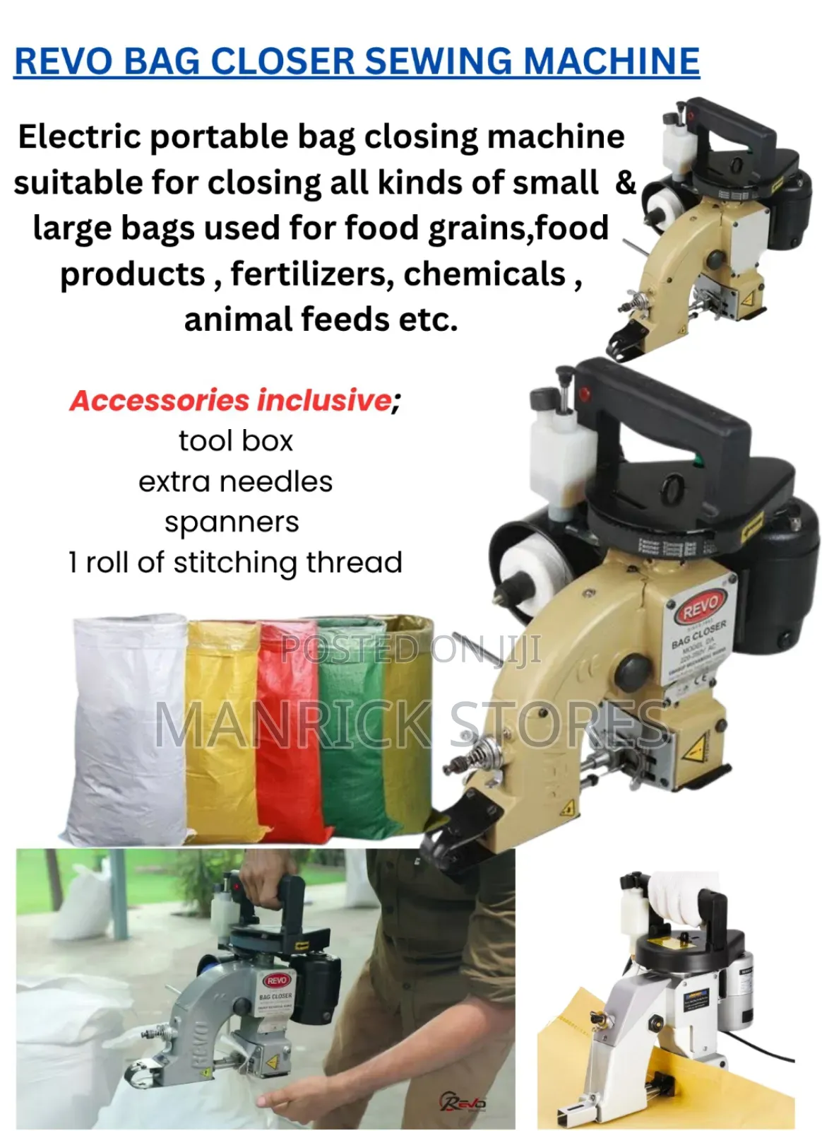 Revo Bag Closer Sewing Machine in Central Division - Home Appliances ...