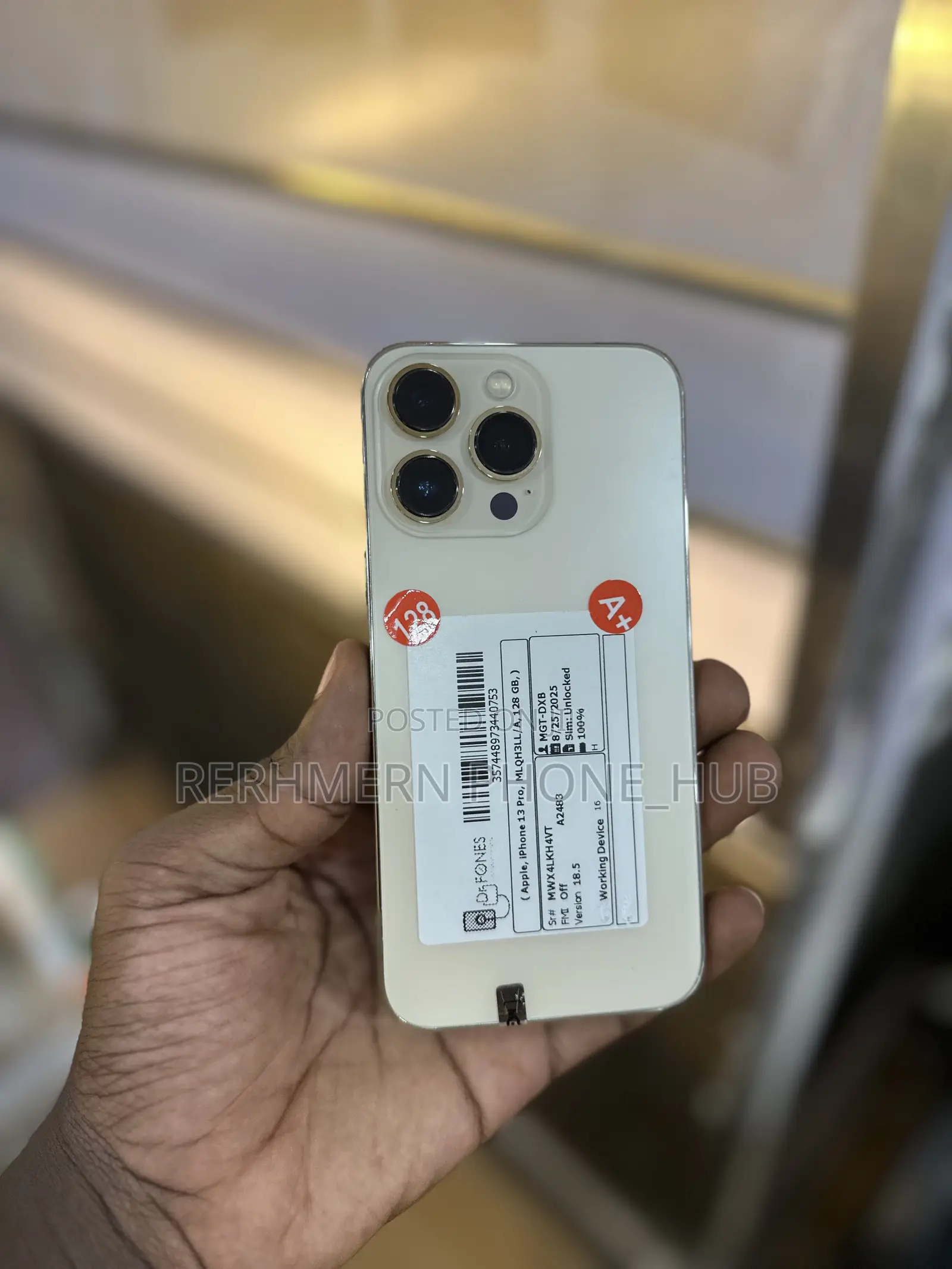 New Apple iPhone 13 Pro 128 GB Gold in Central Division - Mobile Phones, Rerhmern Phone Hub ...