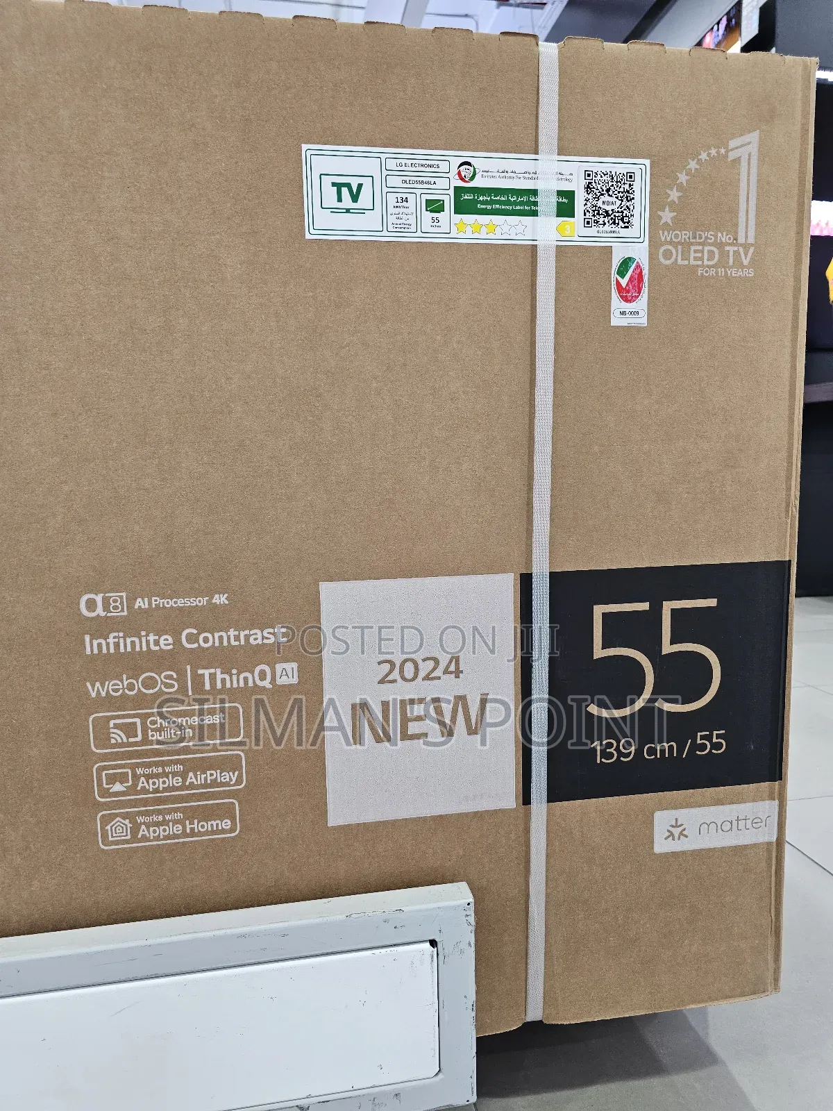 The New Lg 55" Oled B4 Mid Range Tv for sale - Silman's Point Price ...
