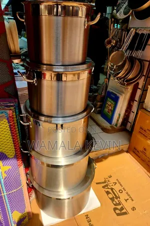 Stainless Steel Pots for sale - Wamala Kevin Price: USh 1,000,000 on ...